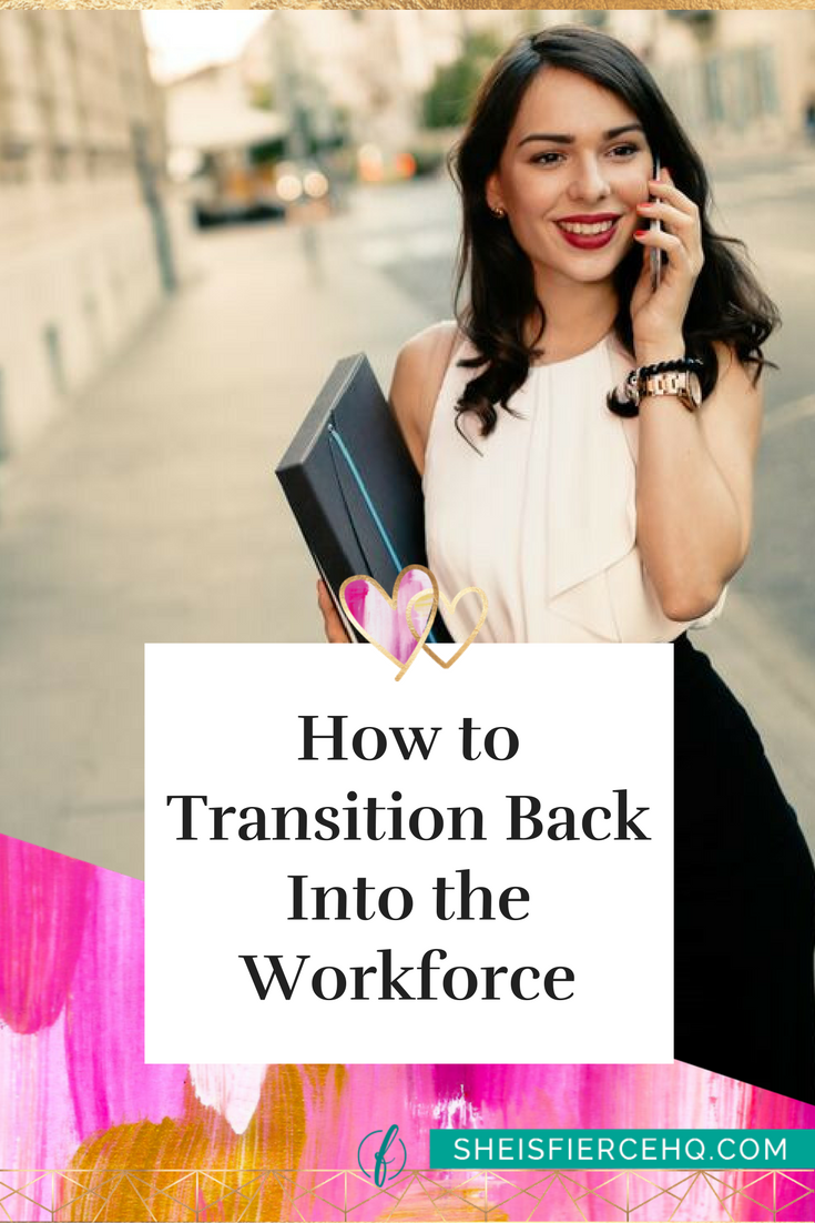How to Transition Back Into the Workforce | Showit Blog