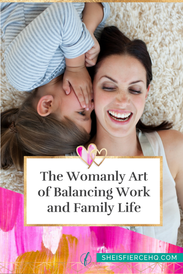The Womanly Art of Balancing Work and Family Life | Showit Blog