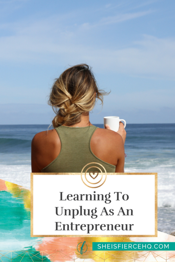 Learning To Unplug As An Entrepreneur | Showit Blog