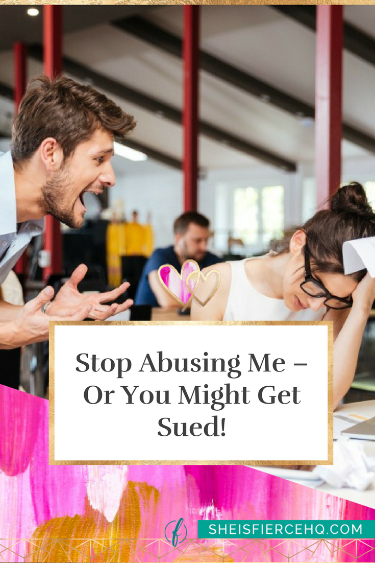 Stop Abusing Me – Or You Might Get Sued! | Showit Blog